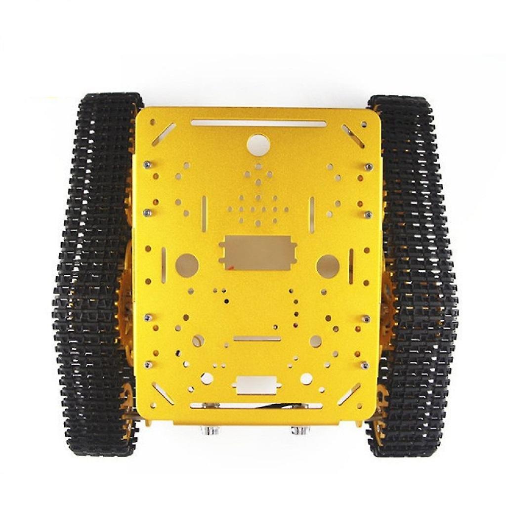 T300 Crawler Robot Chassis Tank Car DIY Kits Plastic Track 12V Code ...