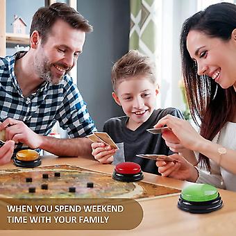 4 Pack Game Buzzers - Family Quarrel Buzzer with Lights and Sounds ...