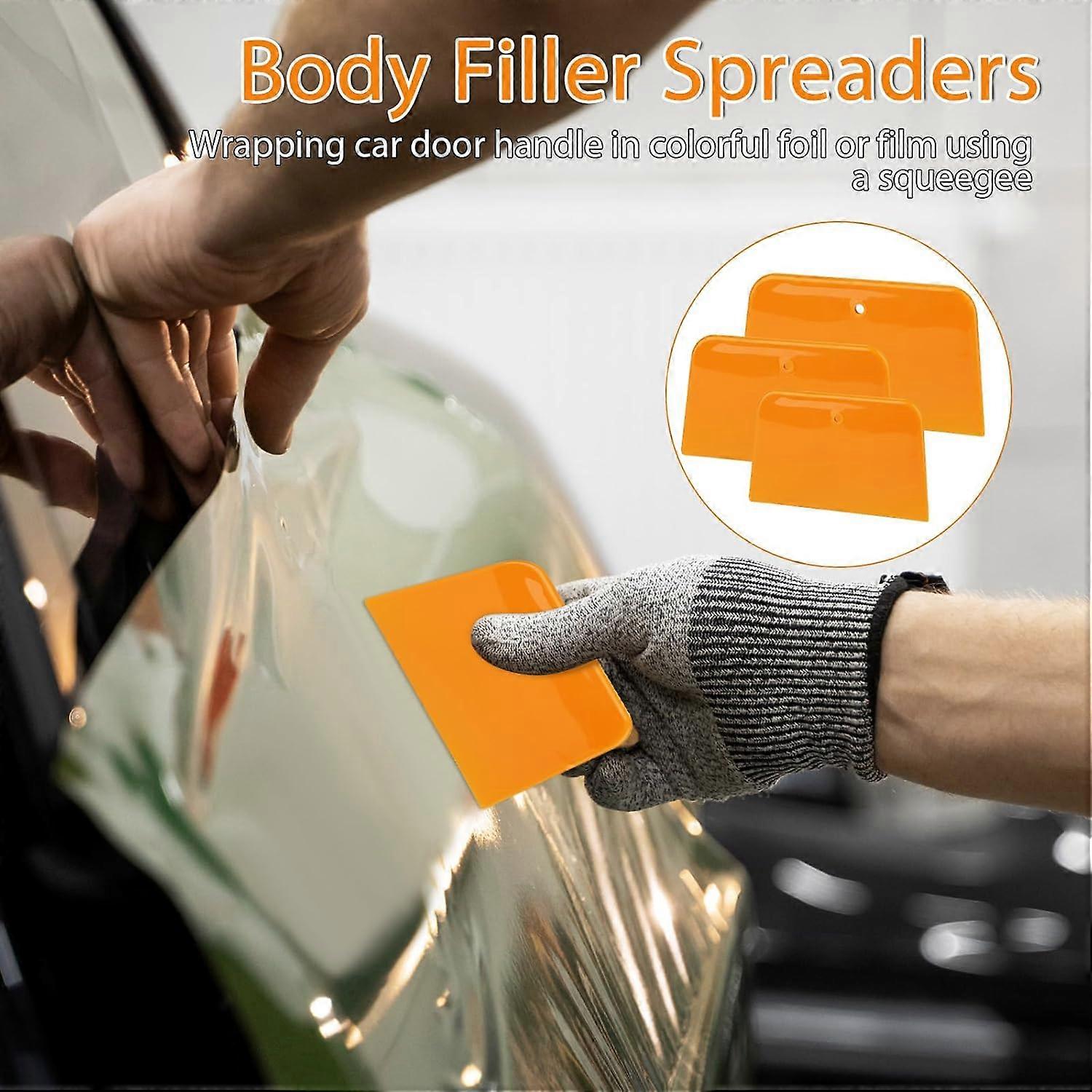 6 Pcs Auto Body Spreader 4, 5, 6 Inch Automotive Body Fillers Body ...
