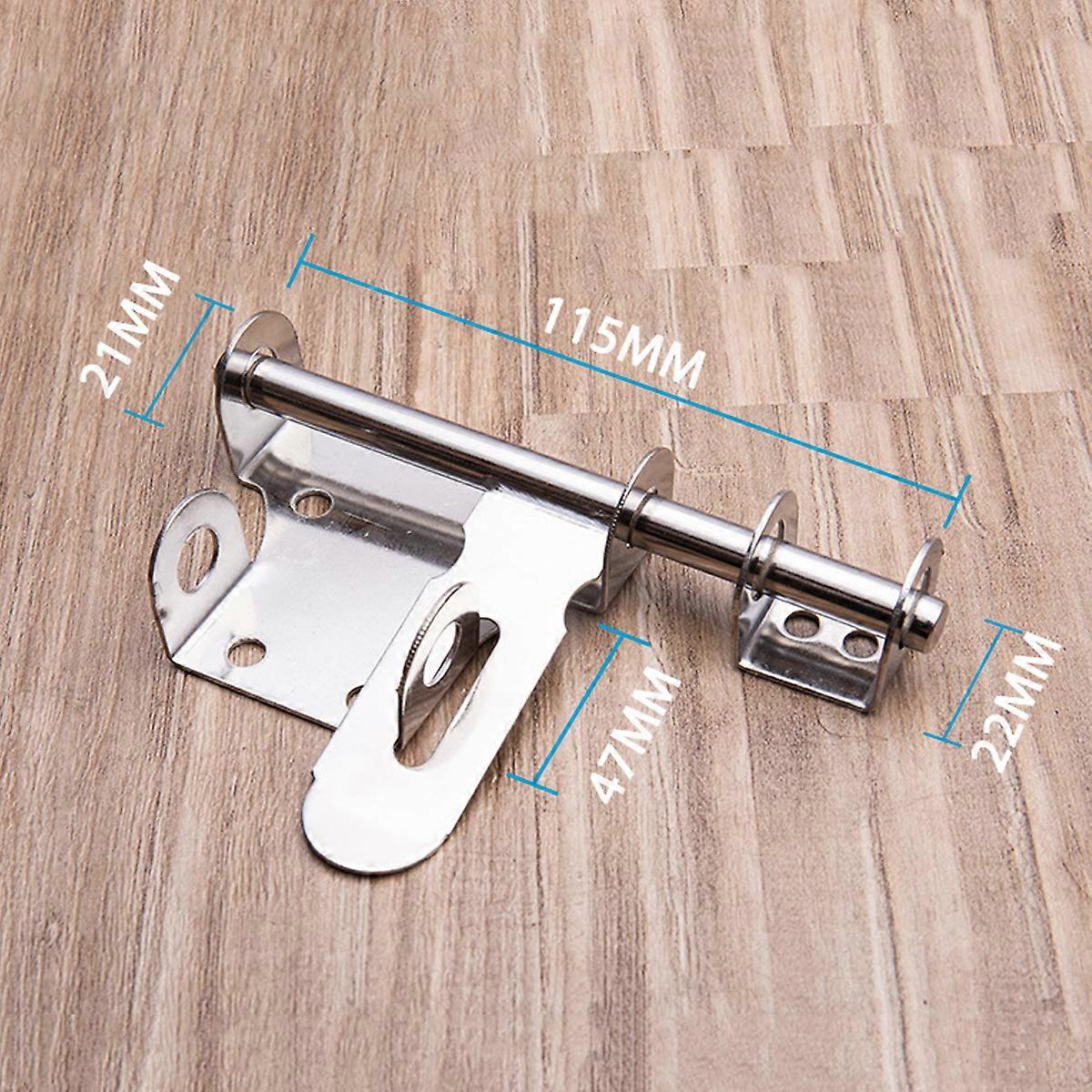 1Pcs sliding door locks Durable thickened stainless steel latch lock ...