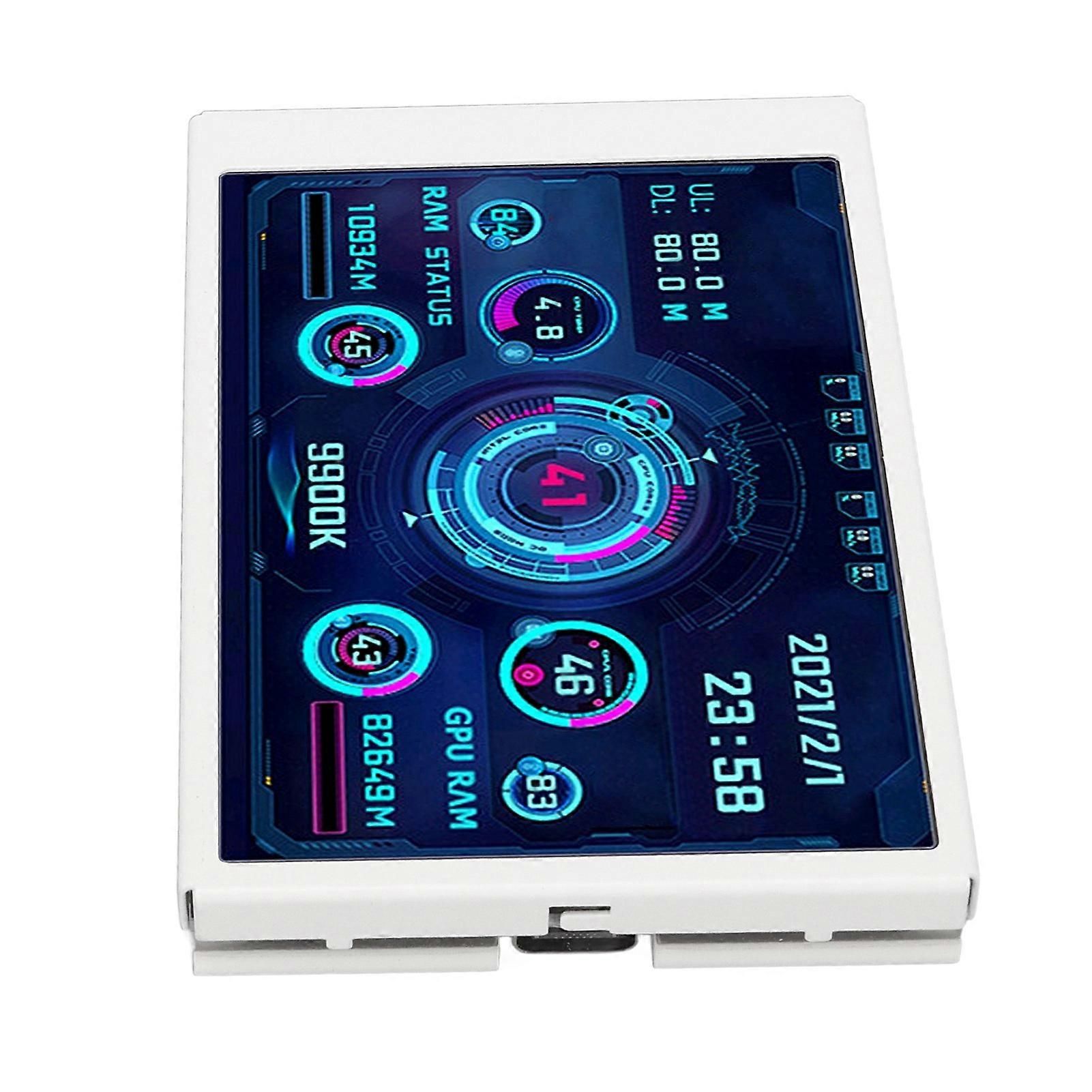 3.5in Computer Temp Monitor IPS Full View Display Small Screen for ...