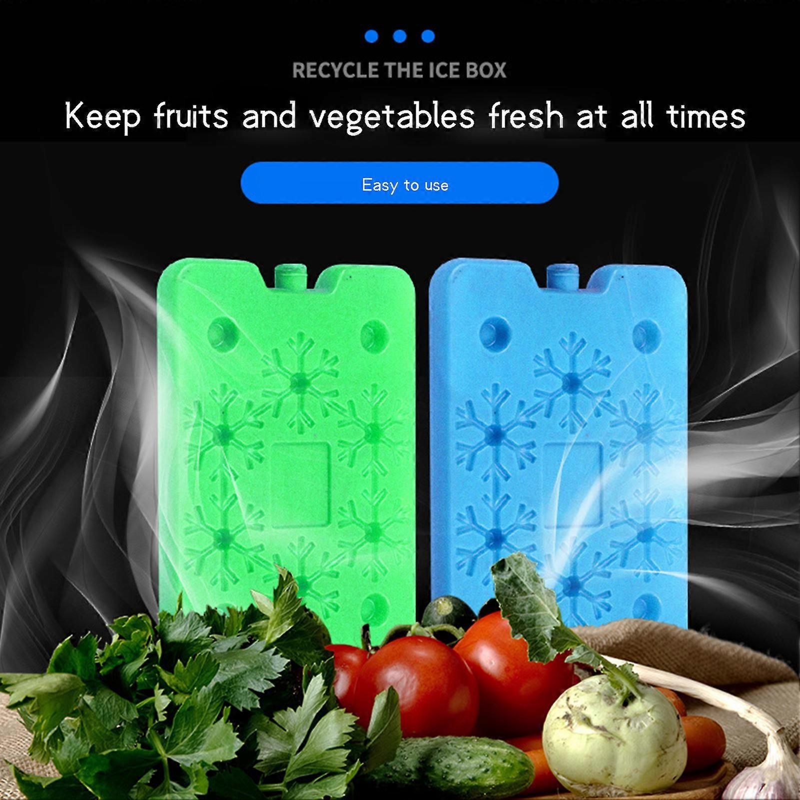 Fresh Food Storage Ice Pack Freezer Box Reusable Leak-Proof Long ...