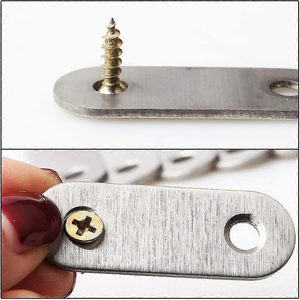 Flat Corner Brace Plates, Stainless Steel Joining Plates Connector ...