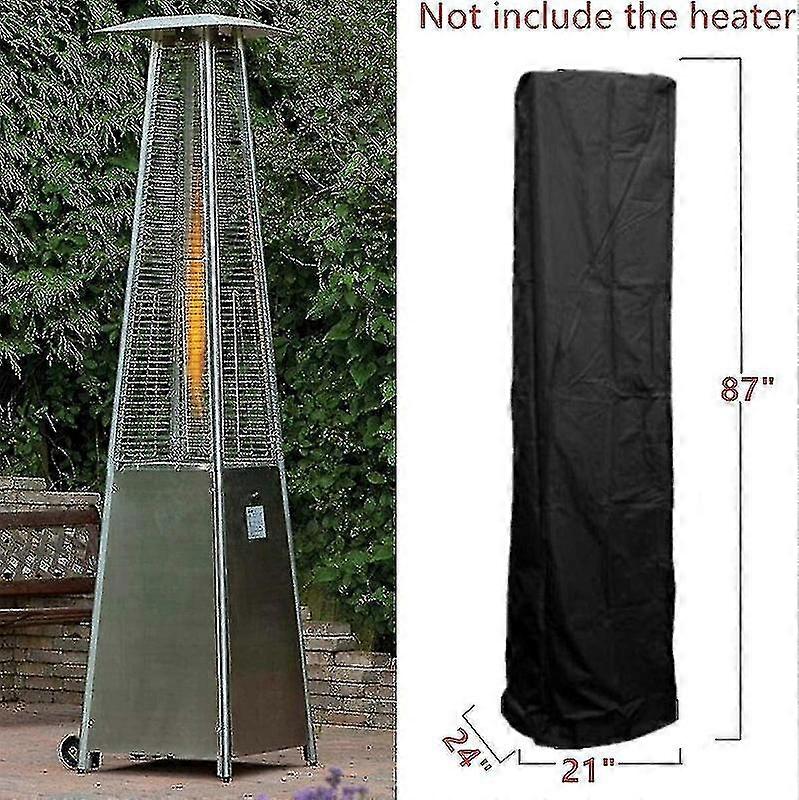 Heavy Duty Glass Tube Heater Cover - Waterproof Square Standing Patio ...