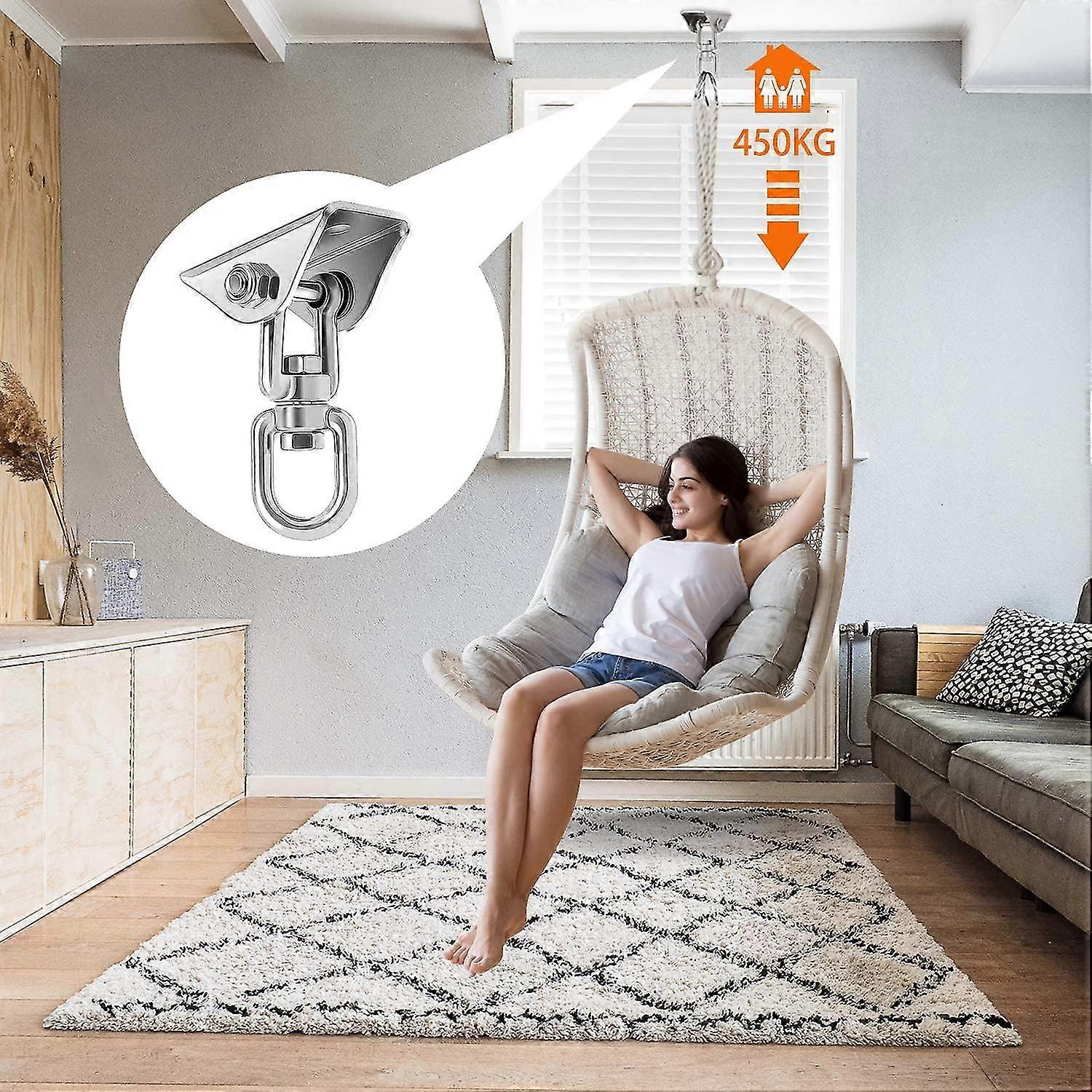 Hook 180 Swing, Stainless Steel Heavy-duty Ceiling Installation Up To ...