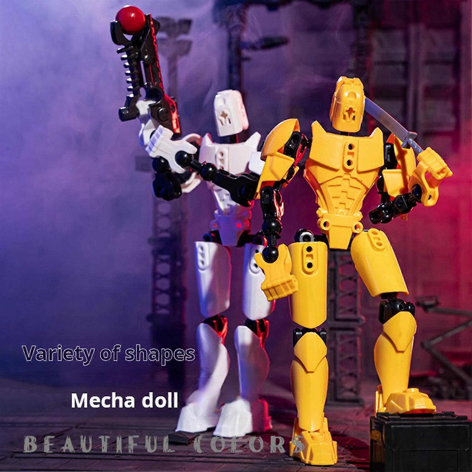 1 Set 3D Printed Robot Action Figure with Accessories Multi-jointed ...