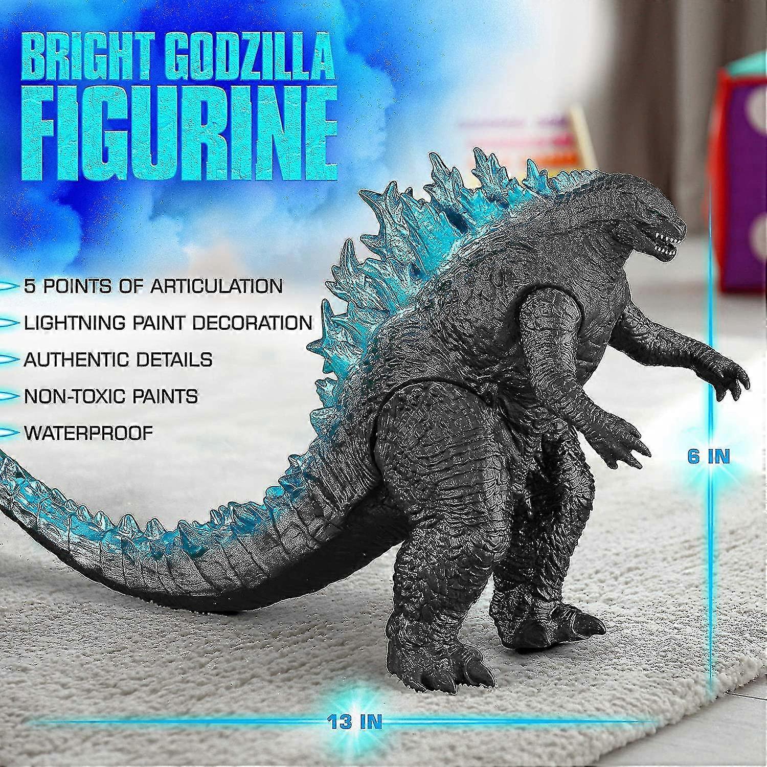 Dhrs 2021 Godzilla Action Figur 12 "Head To Tail Action Figur Leksaker ...