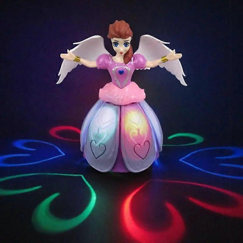 Princess Frozen Cartoon Animation Figure Elsa Doll Light Music Spinning ...