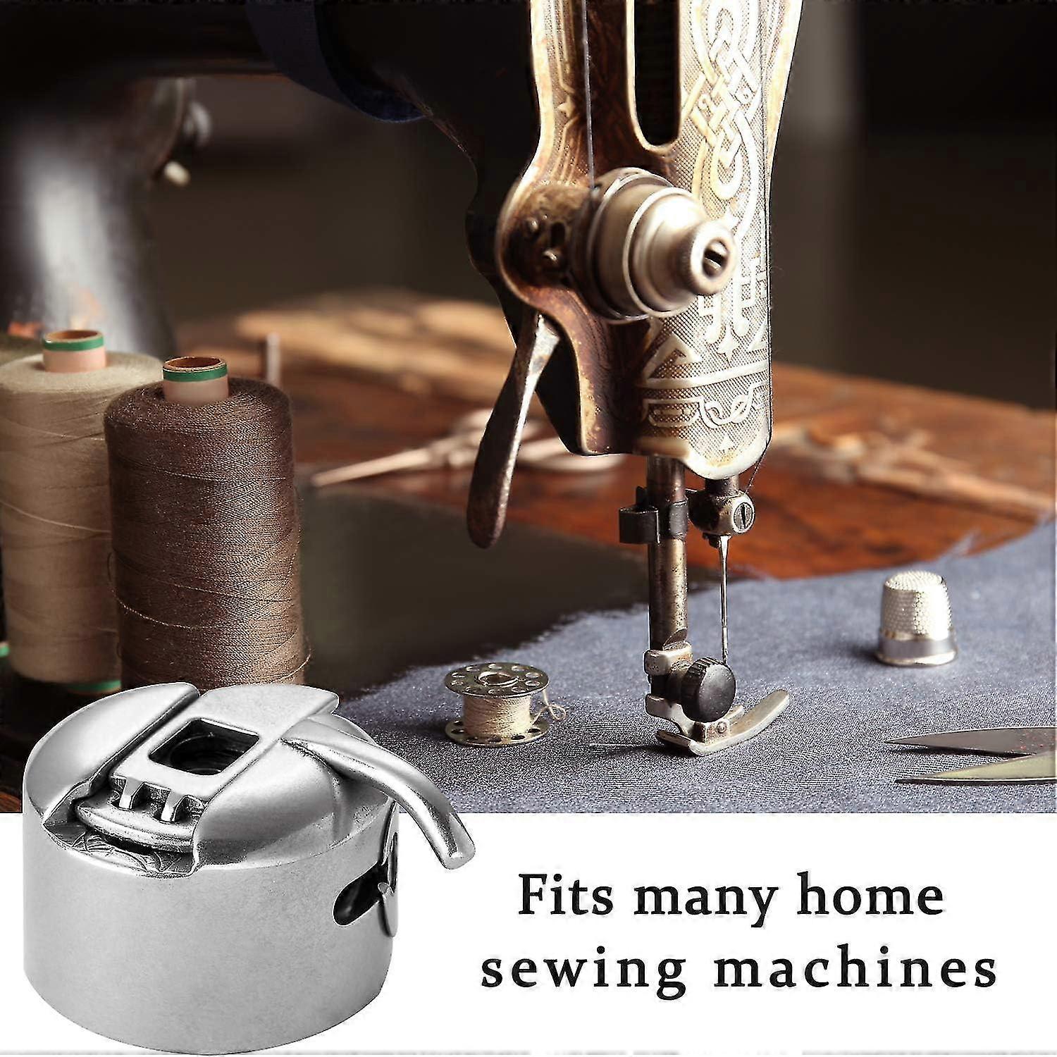4 Pieces Sewing Machine Bobbin Case Stainless Steel Bobbin Case For ...