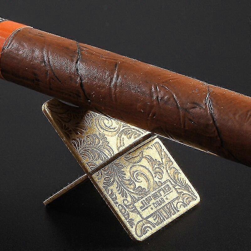 Cigar Stand Metal Holder Folding Rack Retro Leather Sheath | Fruugo UK