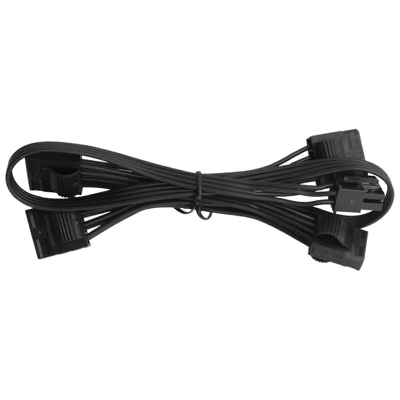 2Pcs 6Pin To 4 Molex Modular Power Supply Cable For Corsair Rm1000X ...