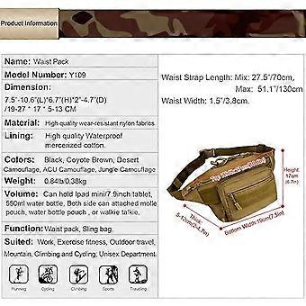 Waist Bag Molle Fanny Pack Bumbag Hip Running Bag Bum bags for Men ...