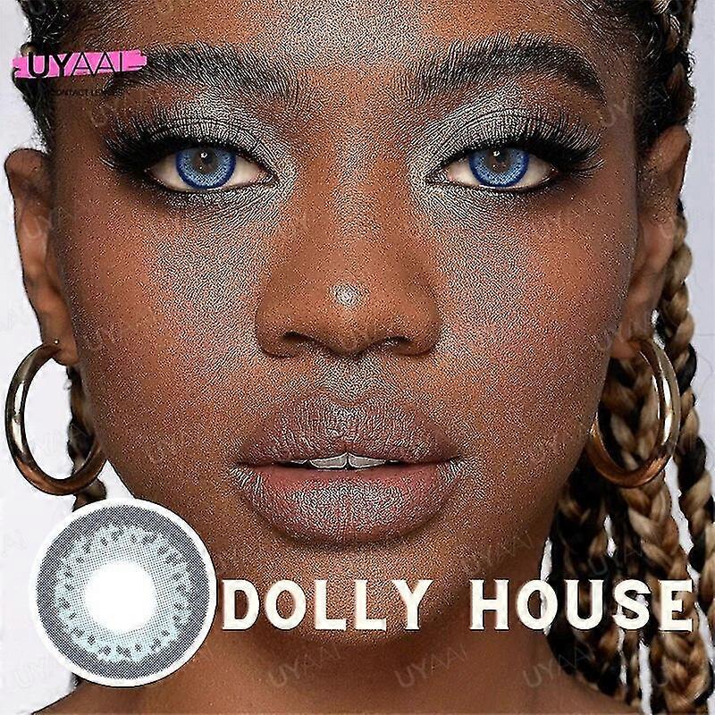 Color Contact Lenses for Eyes Big Eyes Pupils 1 Pair Cosplay Colored ...