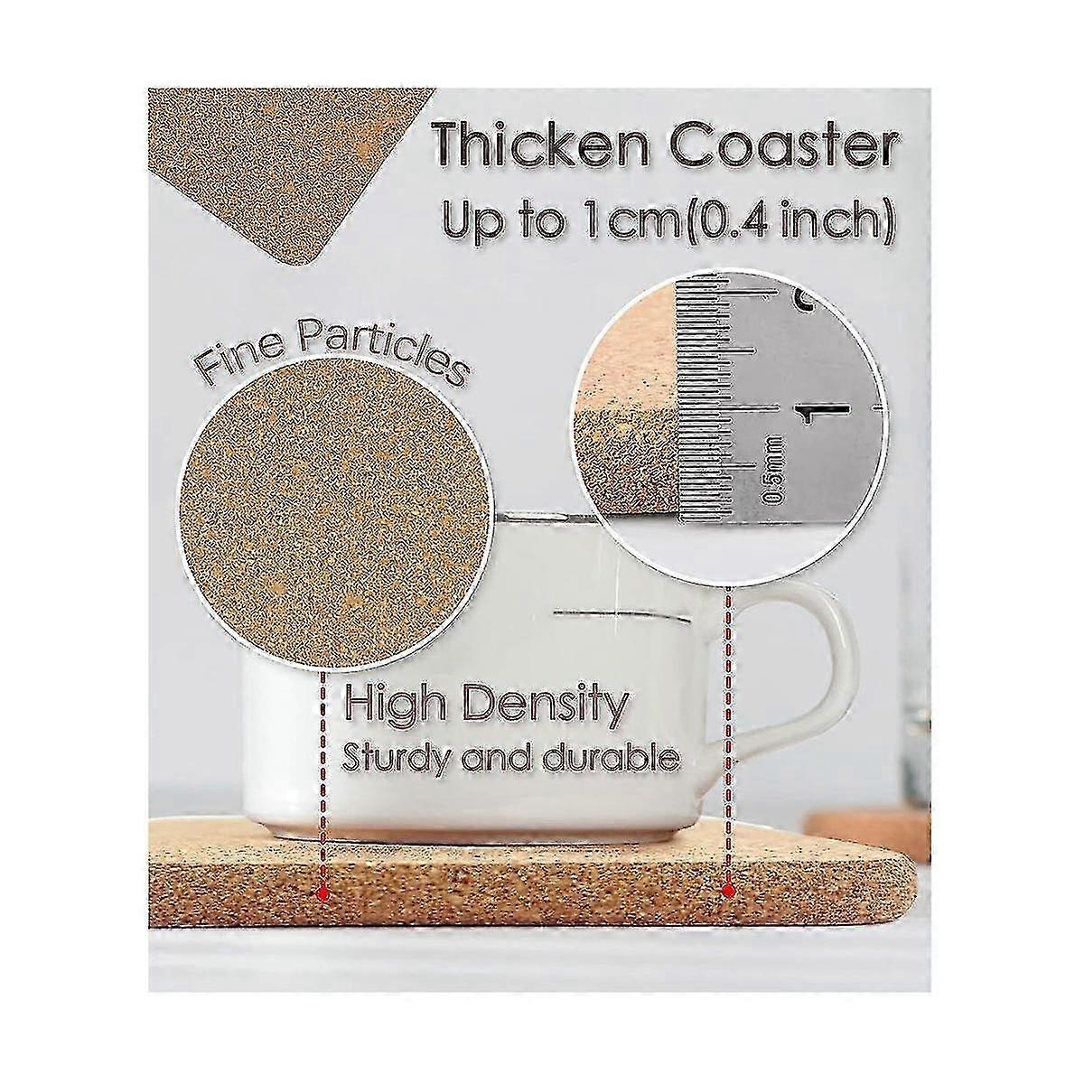 High Density Thick Square Cork Pad For Hot Dishes, 8 Inch Heat ...