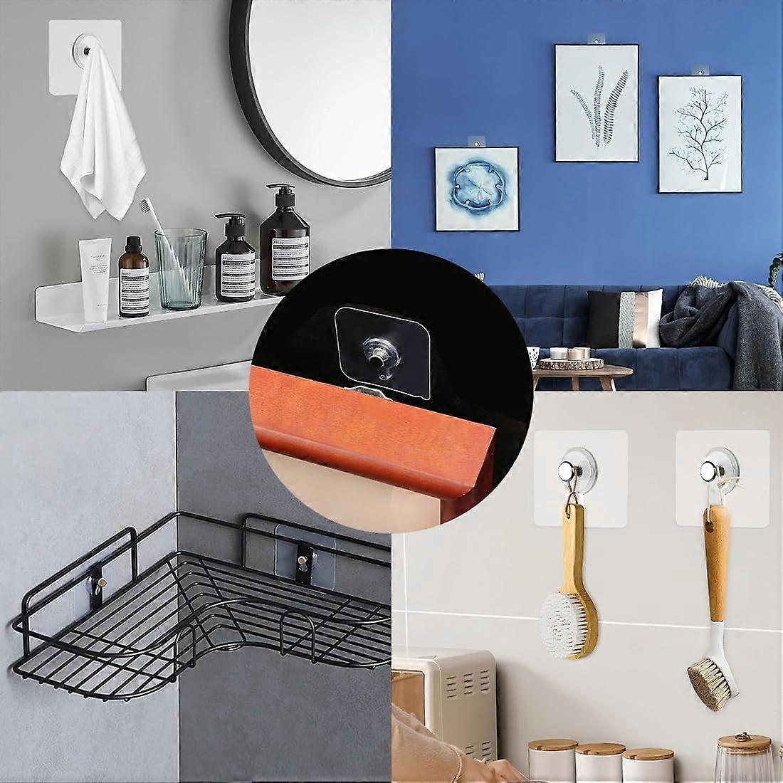 20 Pieces Self Adhesive Picture Hooks - Adhesive Hooks for Hanging ...