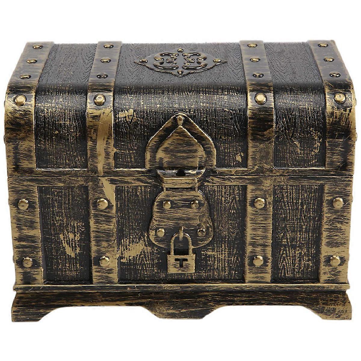 Pirate Treasure Chest Decorative Treasure Chest Keepsake Jewelry Box ...