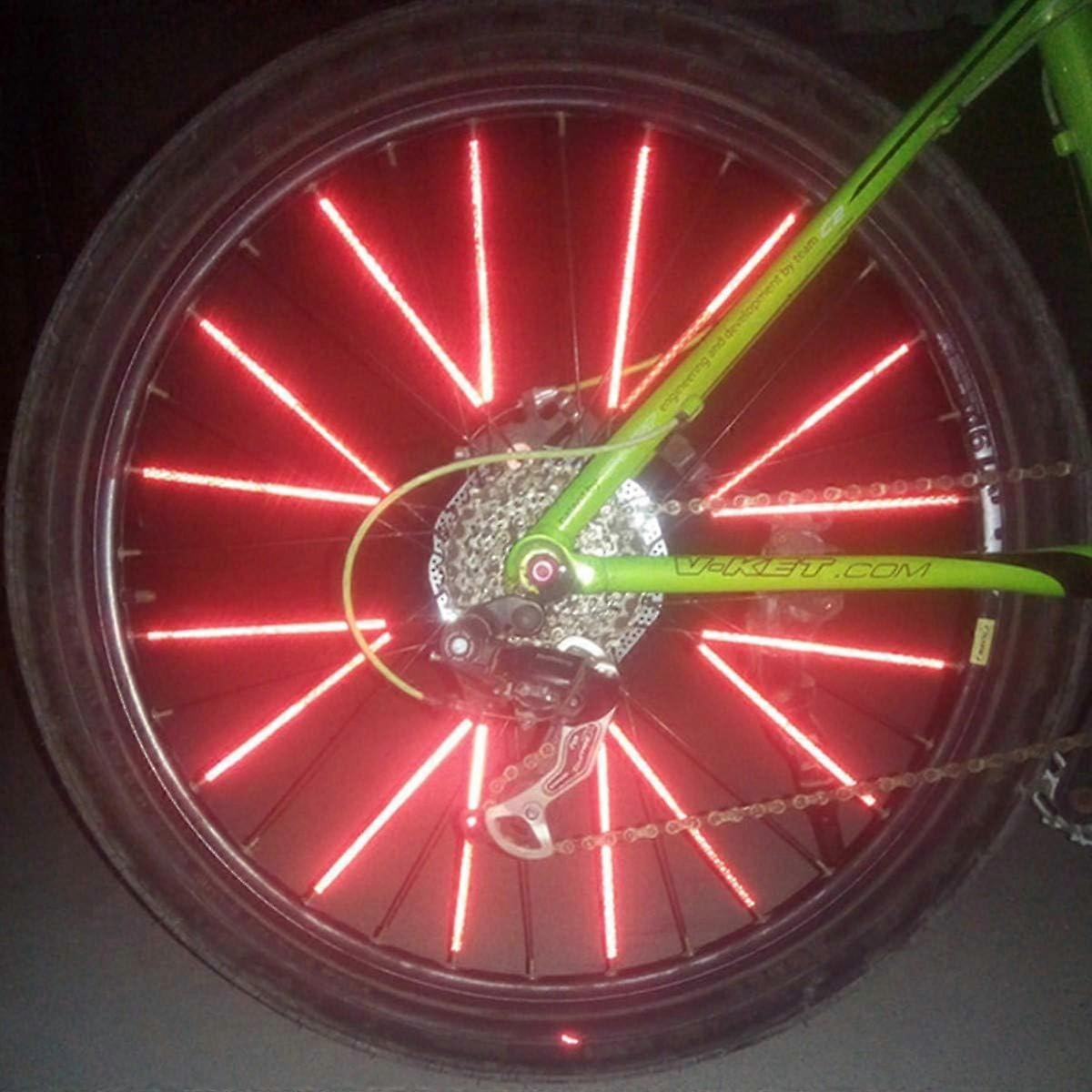 NA 72 Pcs Bike Wheel Spoke Reflector Reflectors for Kids and Adults 6 ...