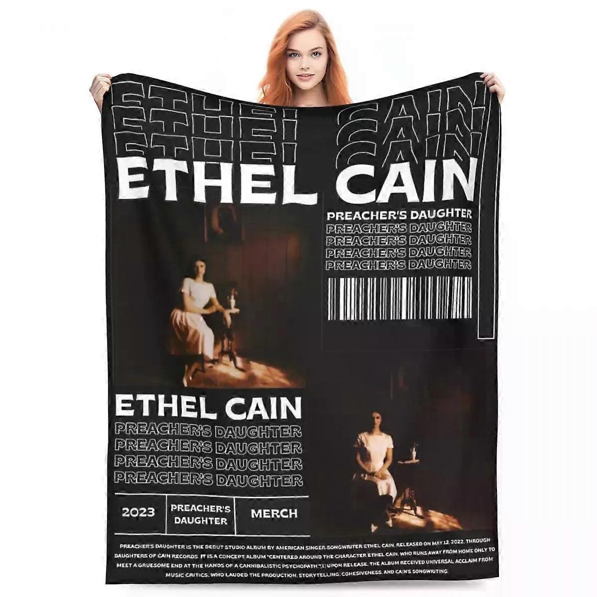 Vintage Ethel Cain Singer Throw Blanket Velvet Sofa Album Music Tour ...