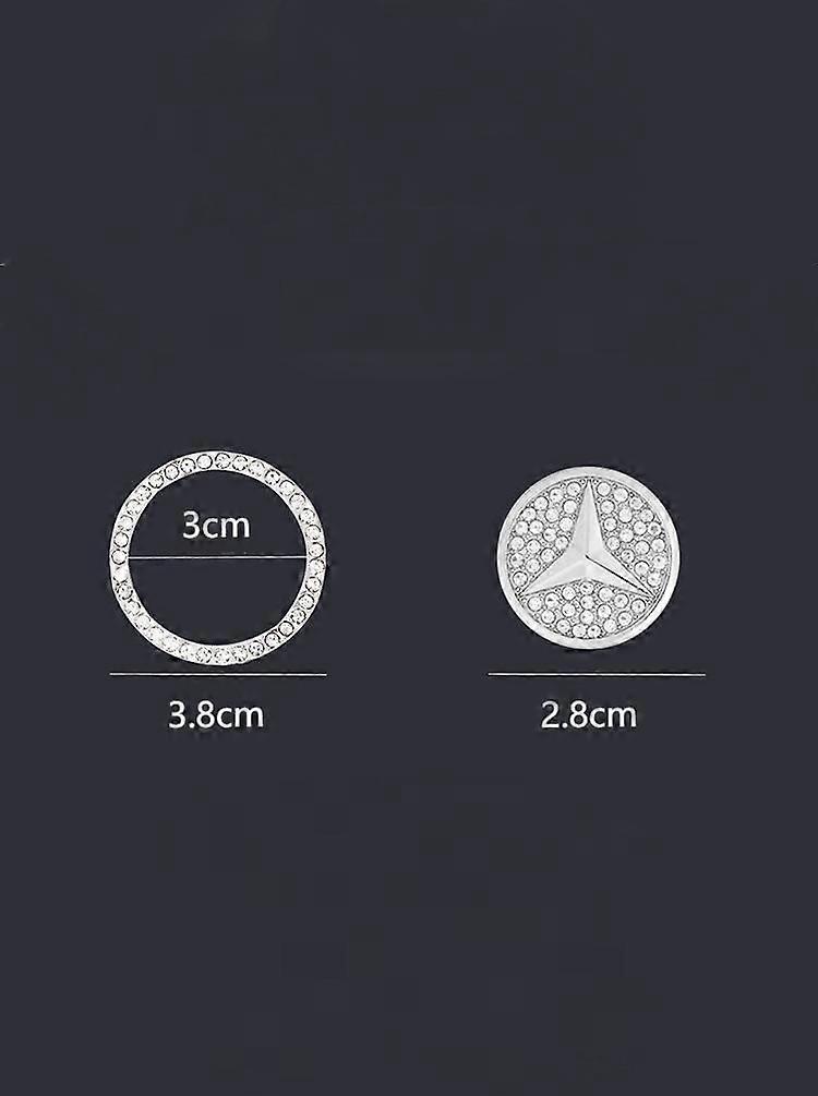1 PCS Crystal Rhinestone apply KIA Car Engine Start Stop Decoration ...