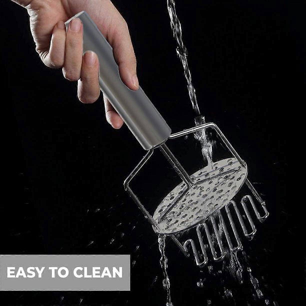 Potato Masher, Stainless Steel Food Masher Kitchen Tool For Beans, Eggs ...