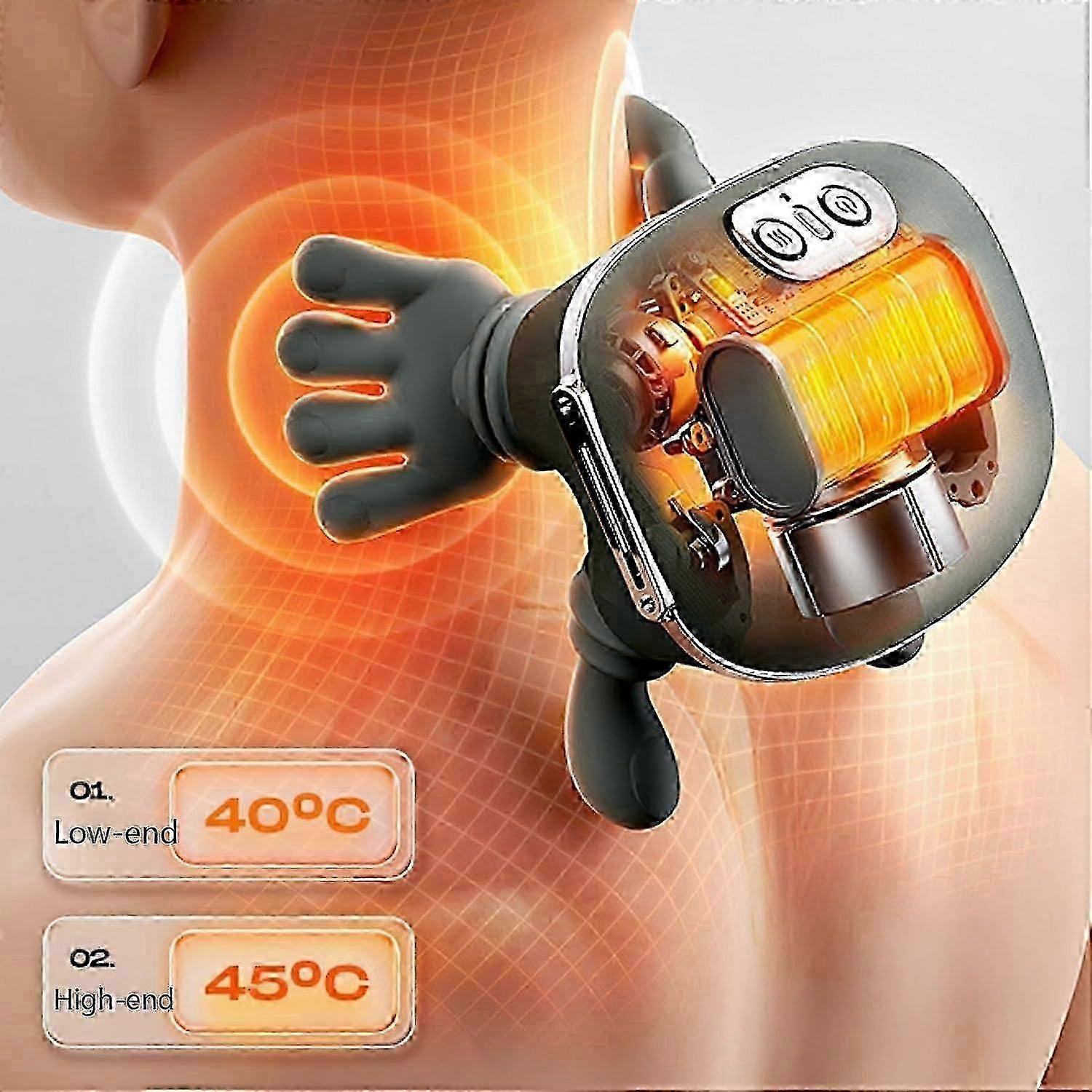 Shiatsu Massage Master for Shoulder & Neck, Portable Electric Heated ...