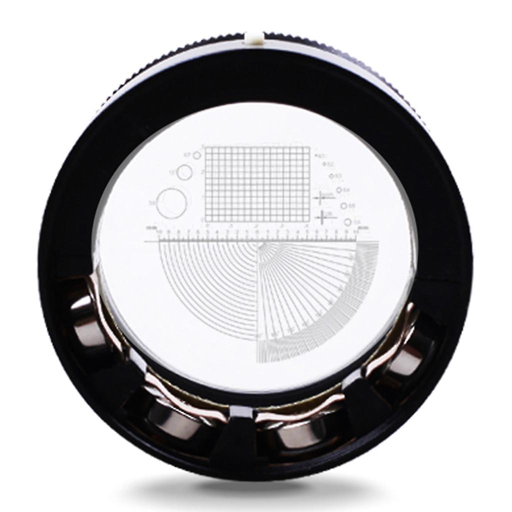 10X Illuminated Jewelers Loupe Magnifier with Interchangeable Reticle ...