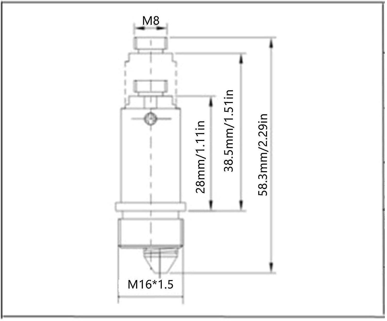 2pcs Basin Waste Bolt Replacement Bathroom Spare Part Pop-up Valves ...