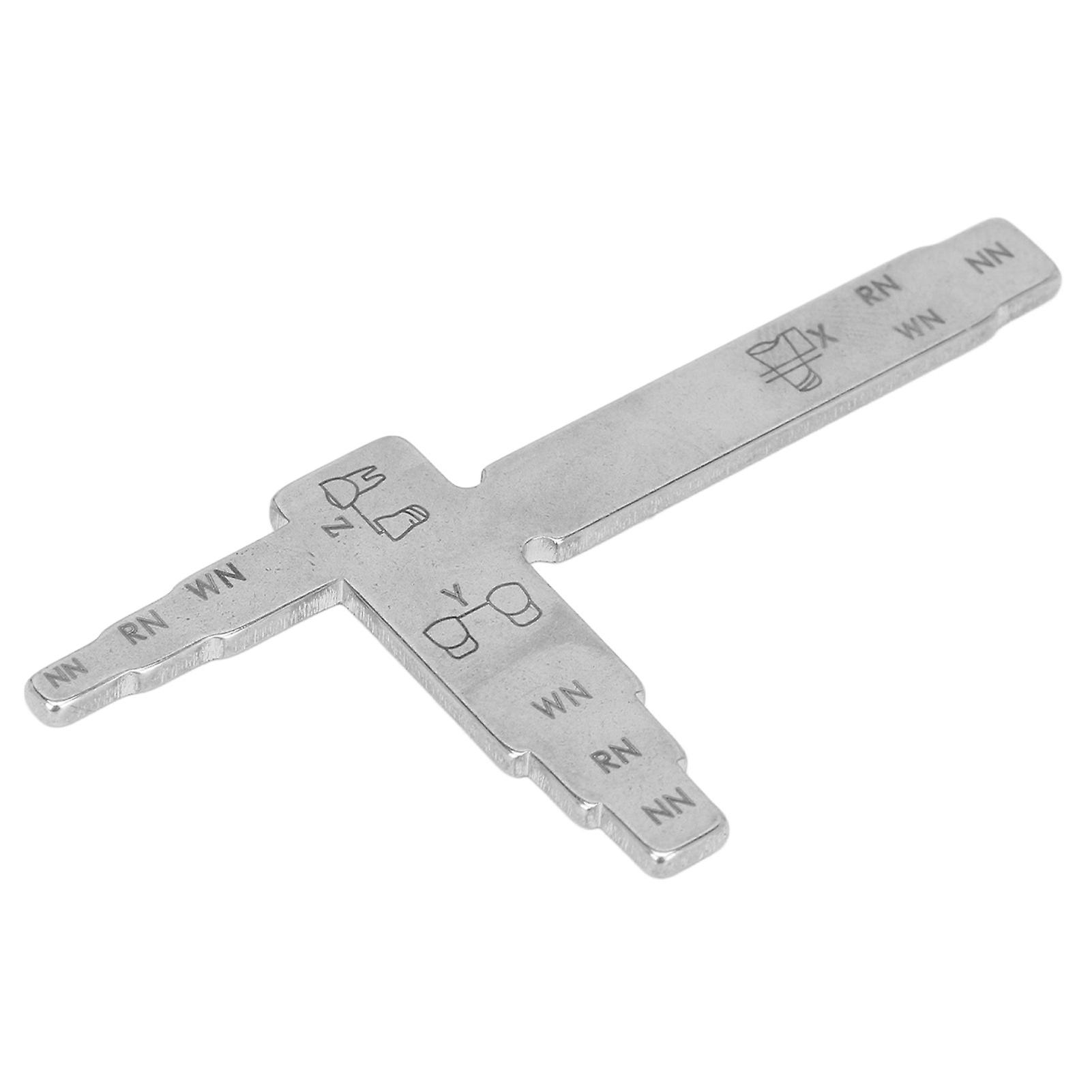 Dental Implant Measuring Ruler T Shape Stainless Steel Clear Scale Heat ...