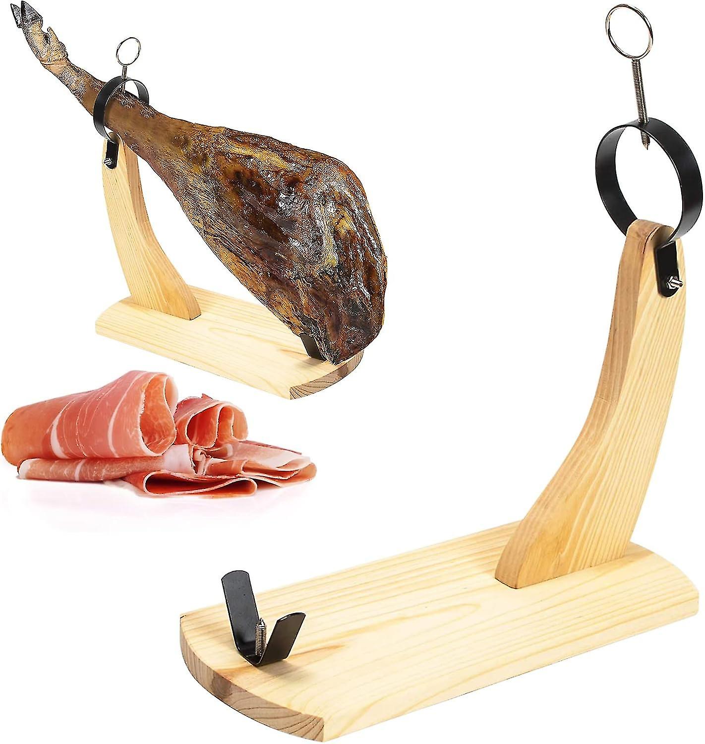 Wooden Spain Ham Stand | Premium Kitchen Holder for Serrano Ham ...