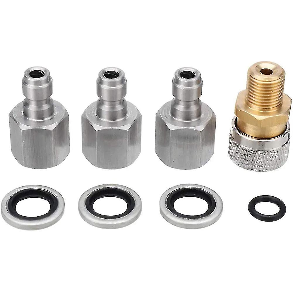 1/8 BSP Quick Change Coupling Connections Charging Adapter Kit ...