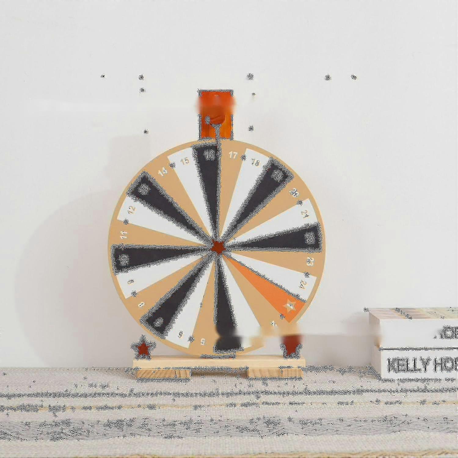 2024 2024 Wooden Spinner Prize Wheel, 24 Slot Prize Spinner,wheel Of ...