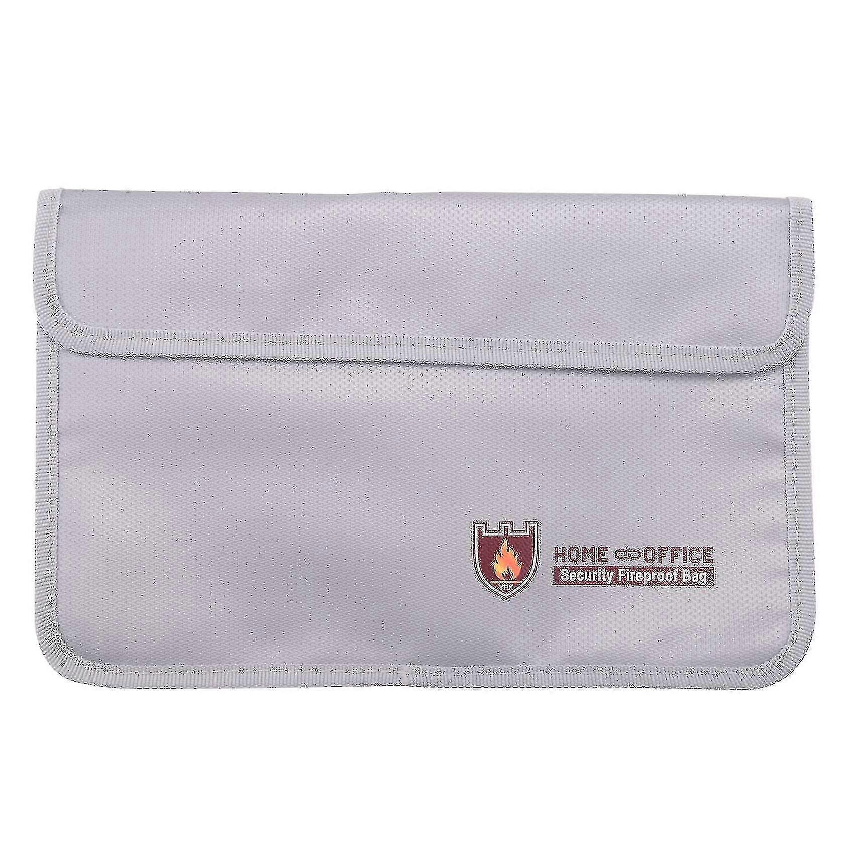 Fireproof Document Bag,waterproof And Fireproof Money Bag With Zipper ...