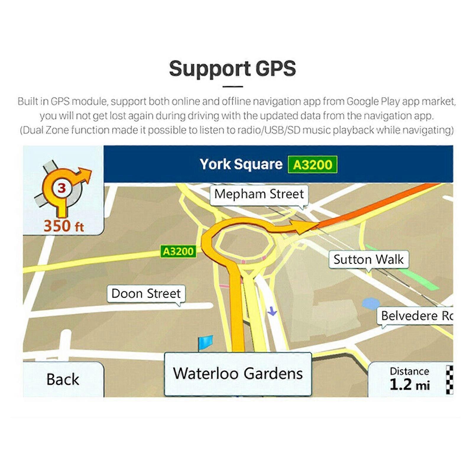 For Chevrolet Silverado GMC Sierra Android 12 Carplay Stereo Radio GPS ...