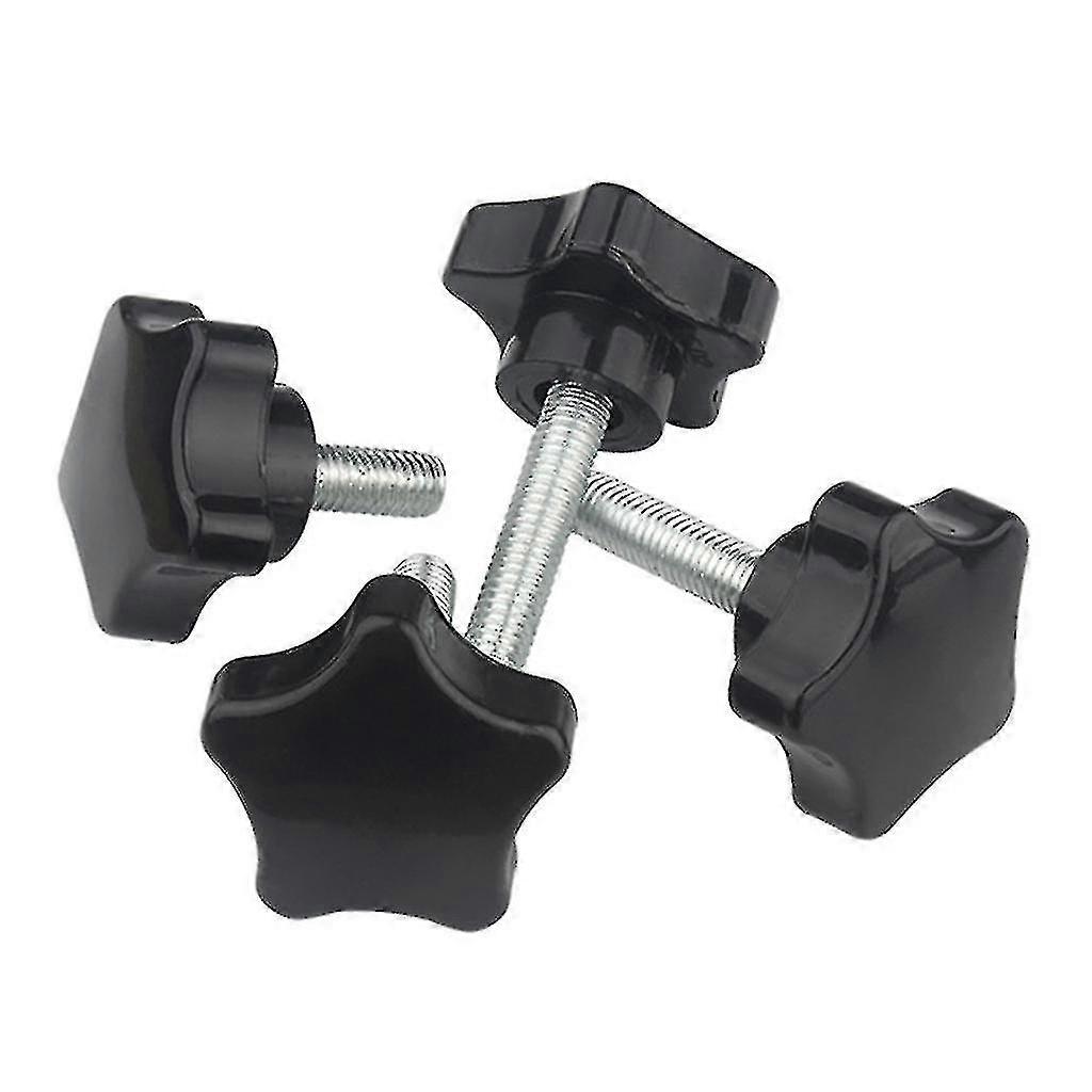 10pcs M6/m8 Hand Screw Five-star Shaped Head Thread Clamping Screws ...