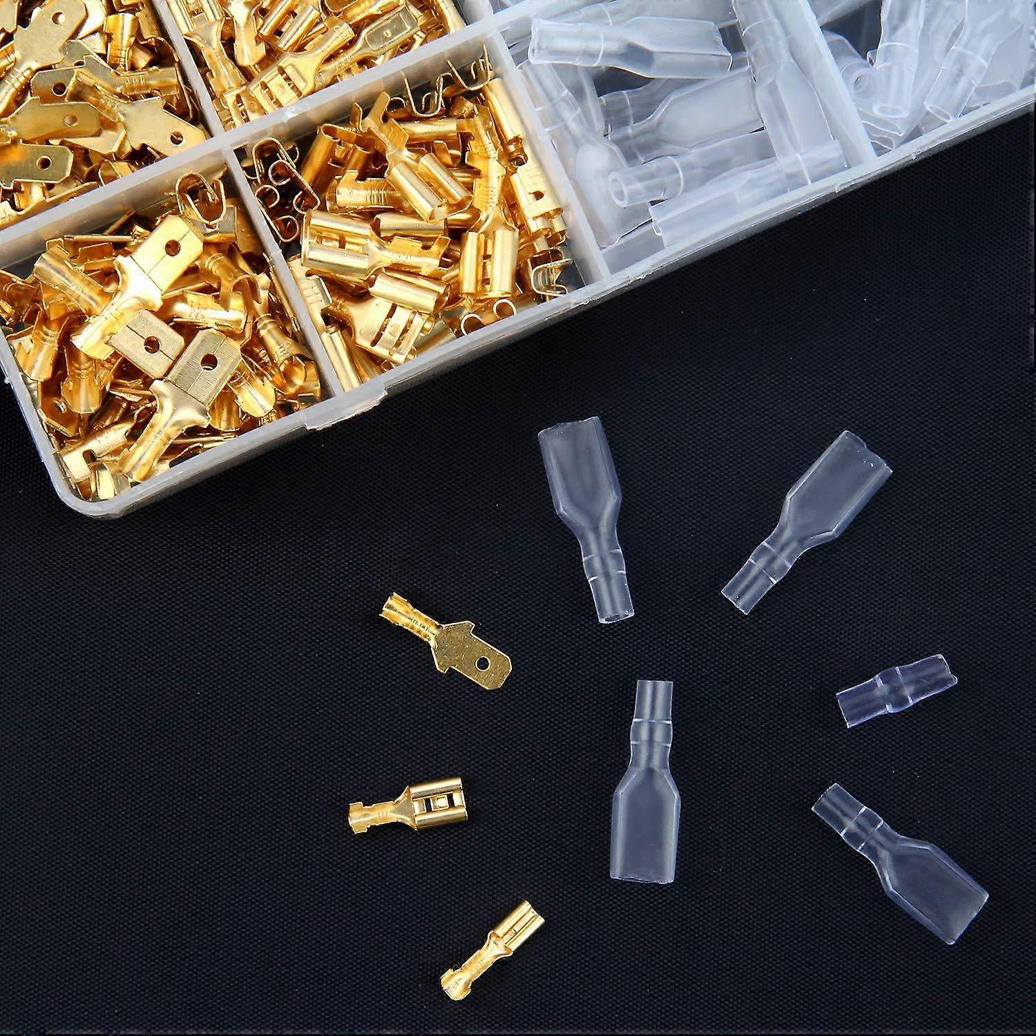 600pcs cord end terminal insulation terminal crimping pliers spring pin ...