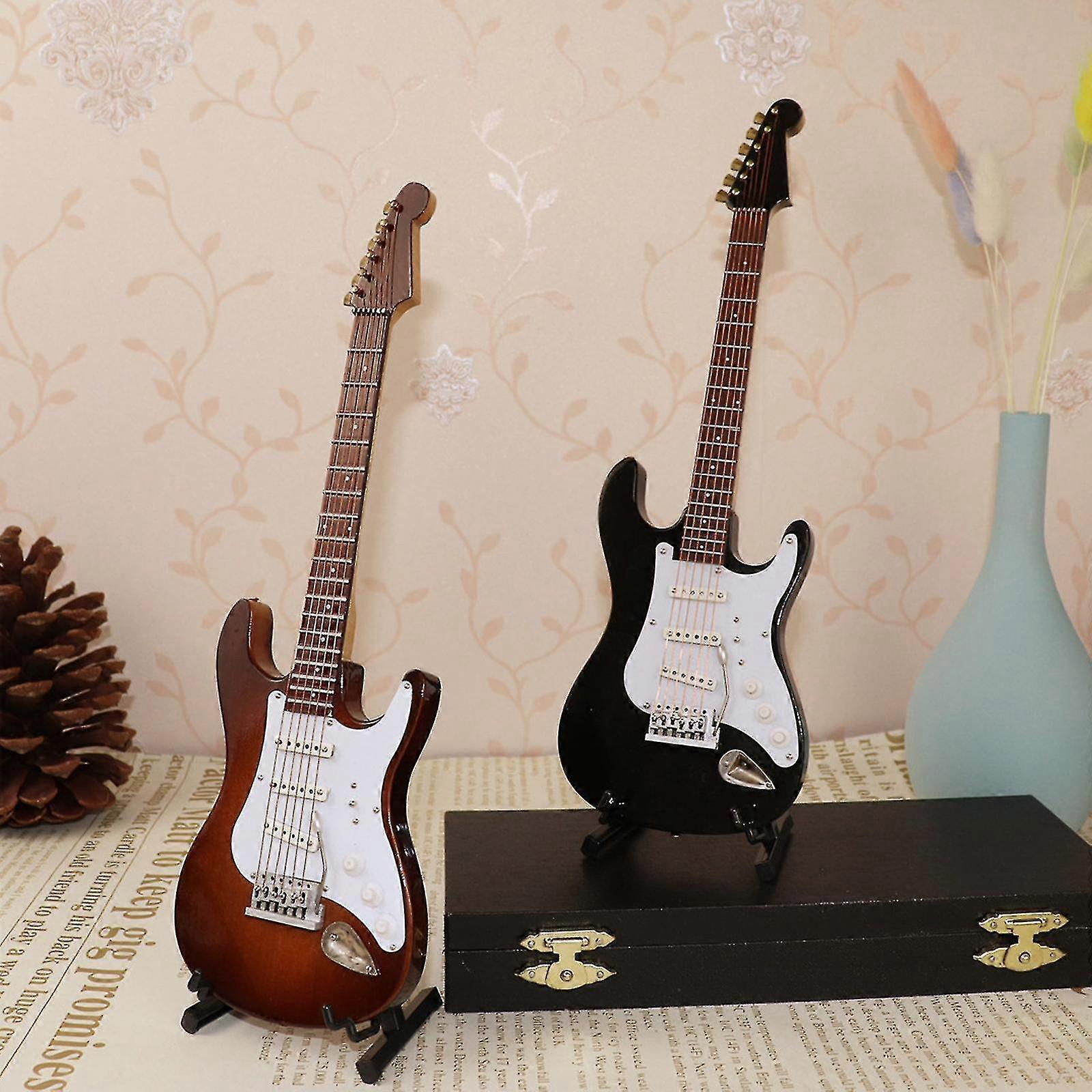Mini Classical Guitar/Electric Guitar Model - Ornamental Miniature ...