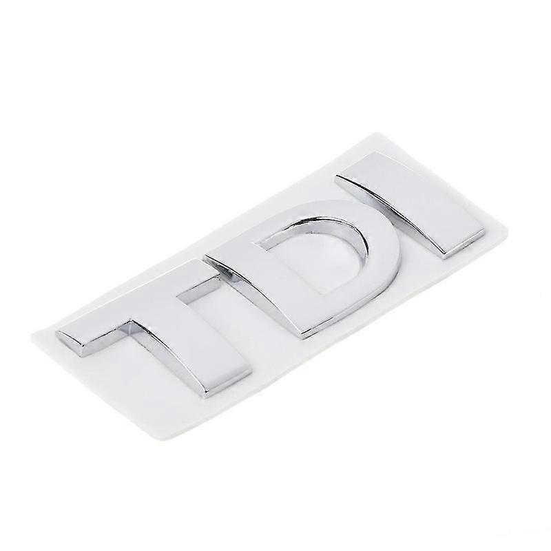Tdi Badge Metal Emblem Decal Logo Sticker Rear Boot Lid Trunk Tailgate ...