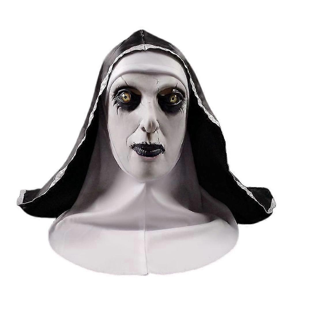 Scary Nun Mask Horror Props Halloween Costume Decors | Fruugo UK