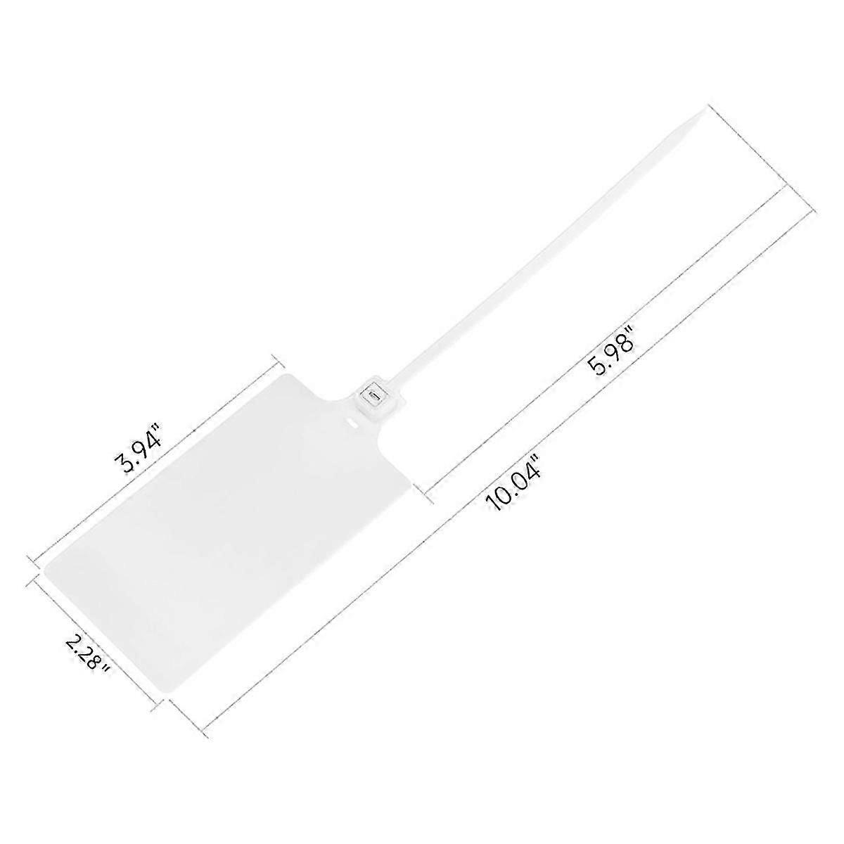 100 Pcs Colors Mixed Plastic Seals Shipping Tags, Waterproof Label Ties ...