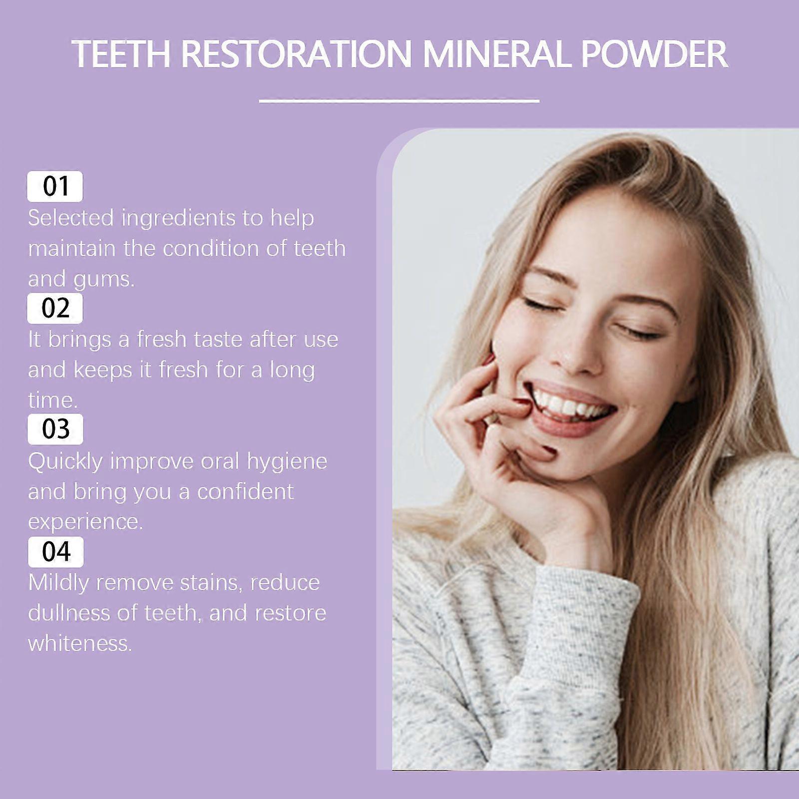 Teeth Restoration Mineral Powder, Mineral Tooth Powder, Mineral Powder ...