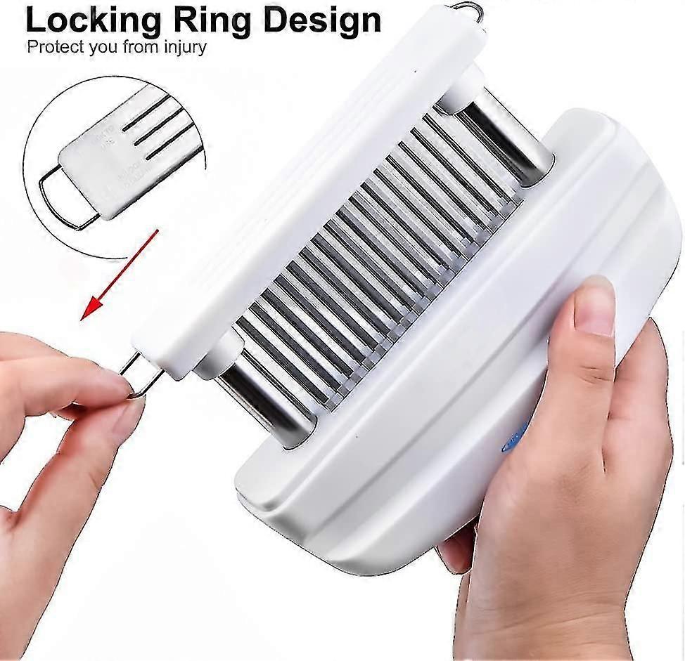 Meat Tenderizer - Professional Commercial Quality Kitchen Tool With 48 ...