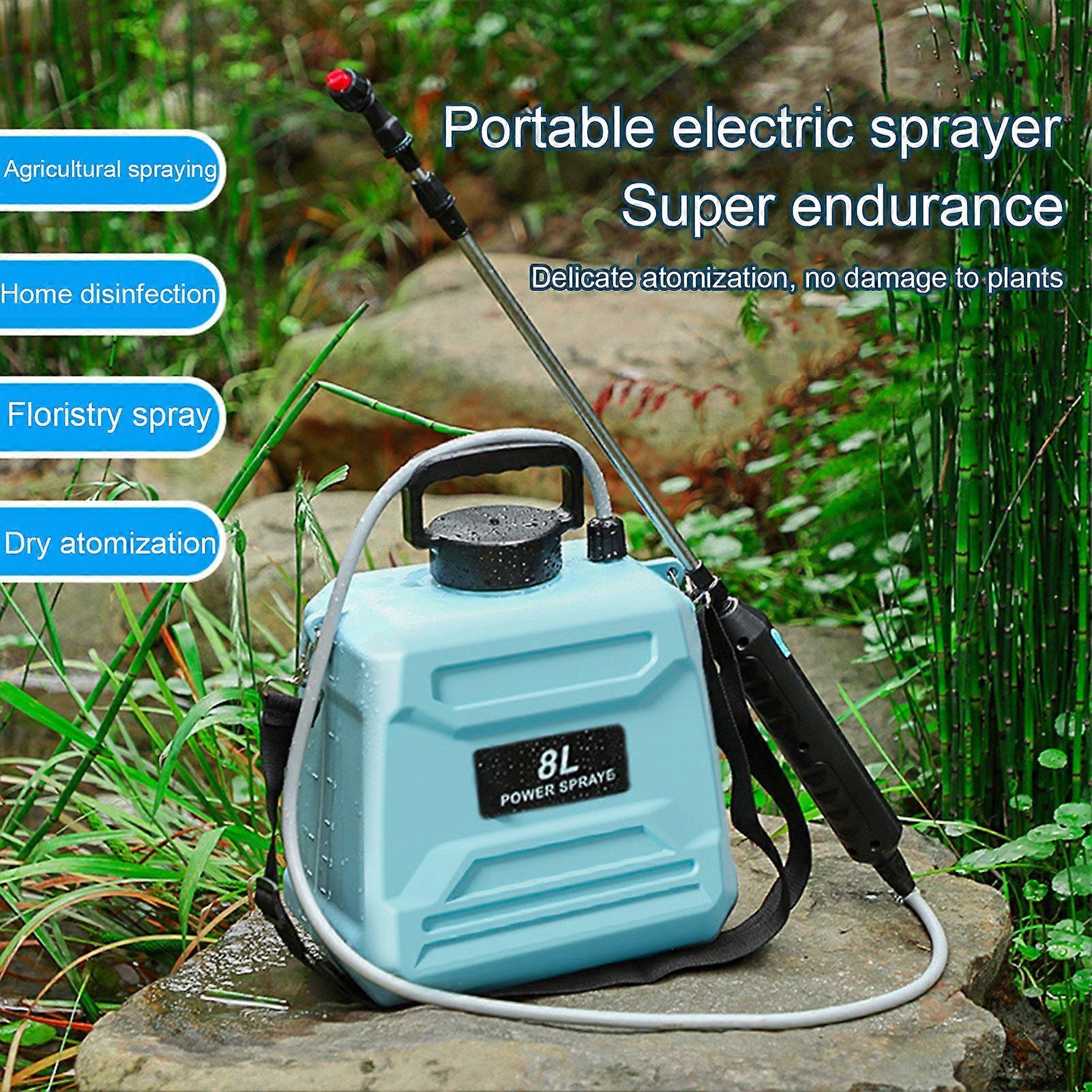 1.3 Gallon/2.1 Gallon Electric Sprayer Built-in 18650mAh Rechargeable ...
