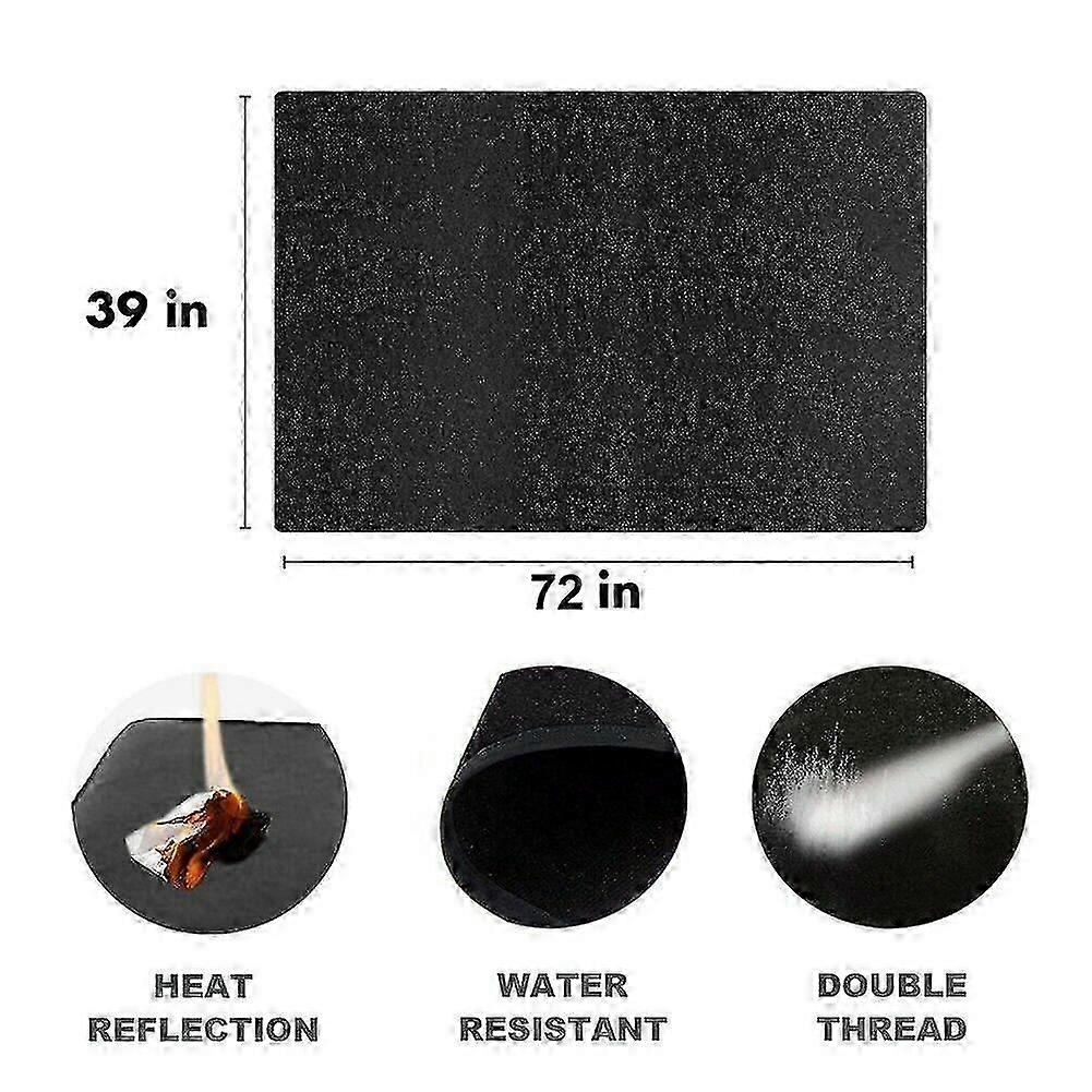 fireproof mat, fireproof cloth for fireplace and brazier, outdoor ...