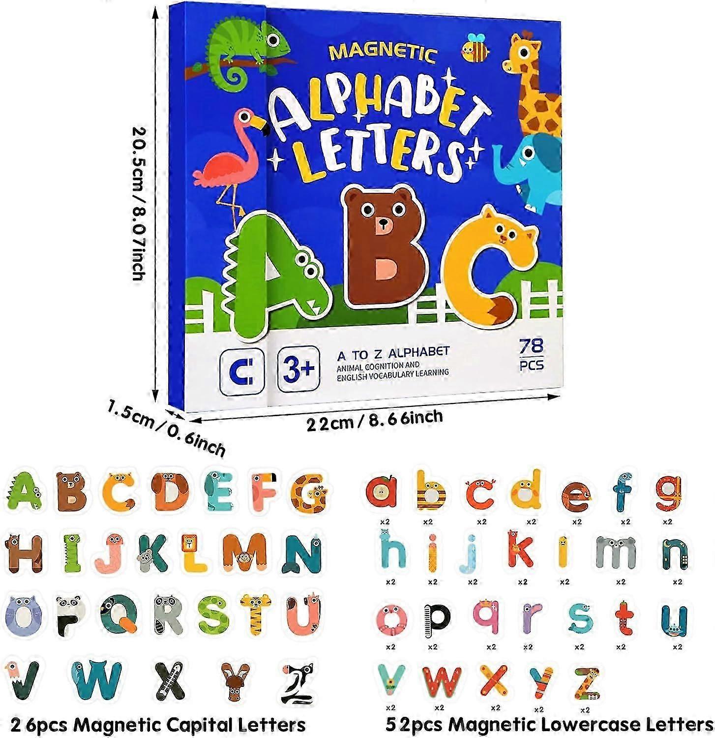 high qualityChildren's Magnetic Letters, 78pcs Children's Fridge ...