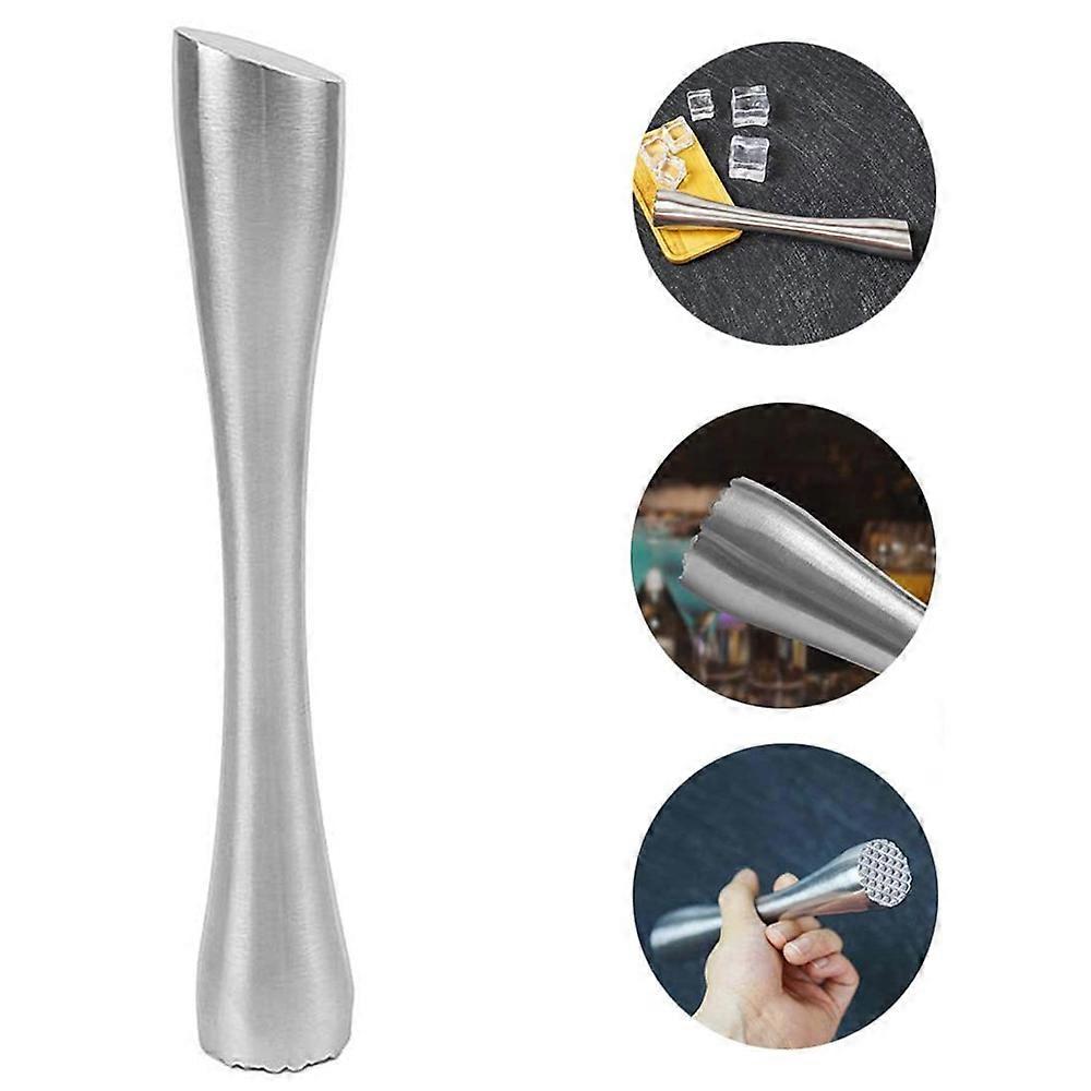 Cocktail Pestle Made of Stainless Steel, Ice Chopper Lemon Masher Bar ...