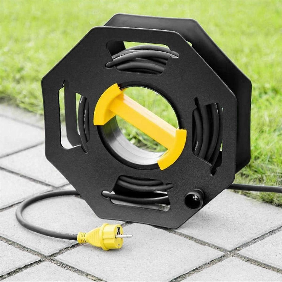 Outdoor Cable Tidy Reel 25M Storage Reel Wire Extension Tidy Frame Roll ...