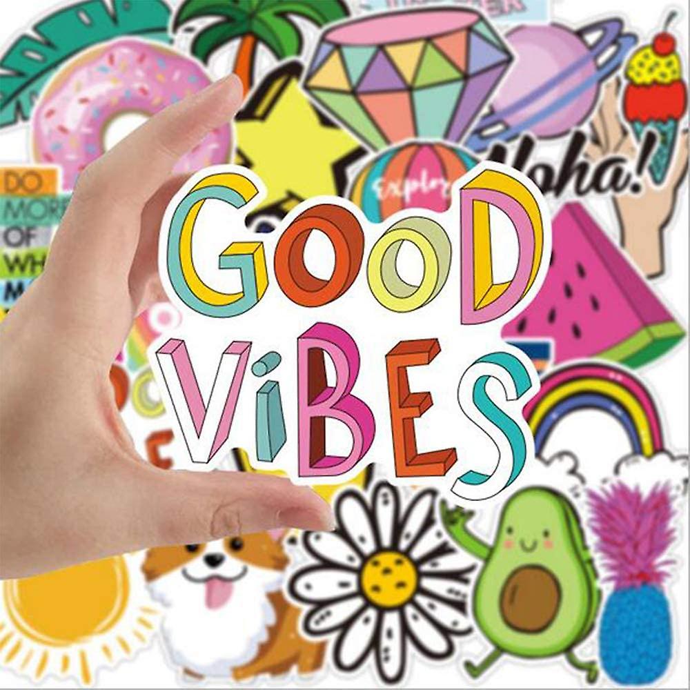 30 Pcs Mixed Stickers, Aesthetic Stickers, Cute Stickers, Vinyl ...
