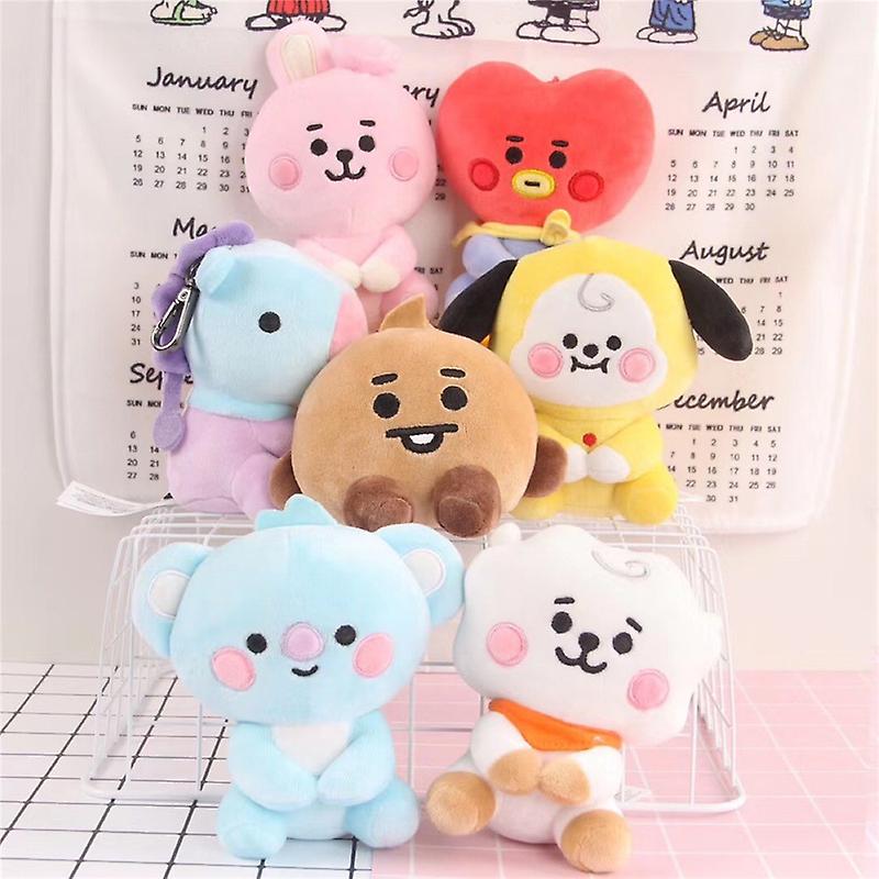 Bt21 New Anime Cartoon Cute Baby Series Plush Sitting Doll Birthday ...