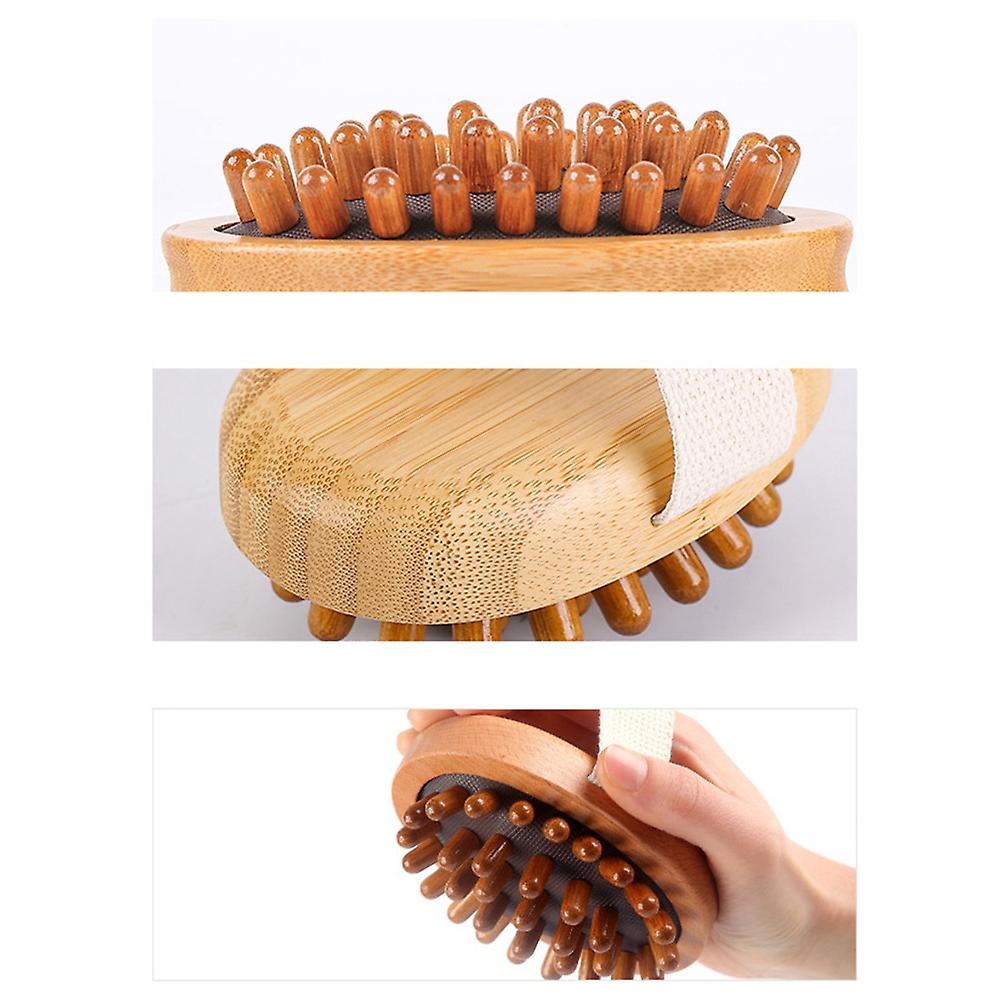 Body Anti Cellulite Brush Soothing Wooden Essential Oil -Air Cushion ...