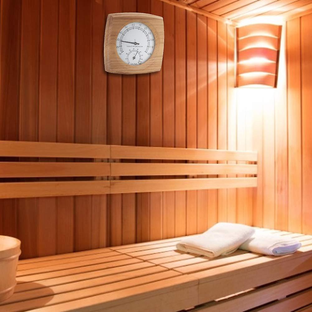 Hygrometer Thermometer, 2 In 1 Indoor Humidity Gauge Thermometer Wood ...